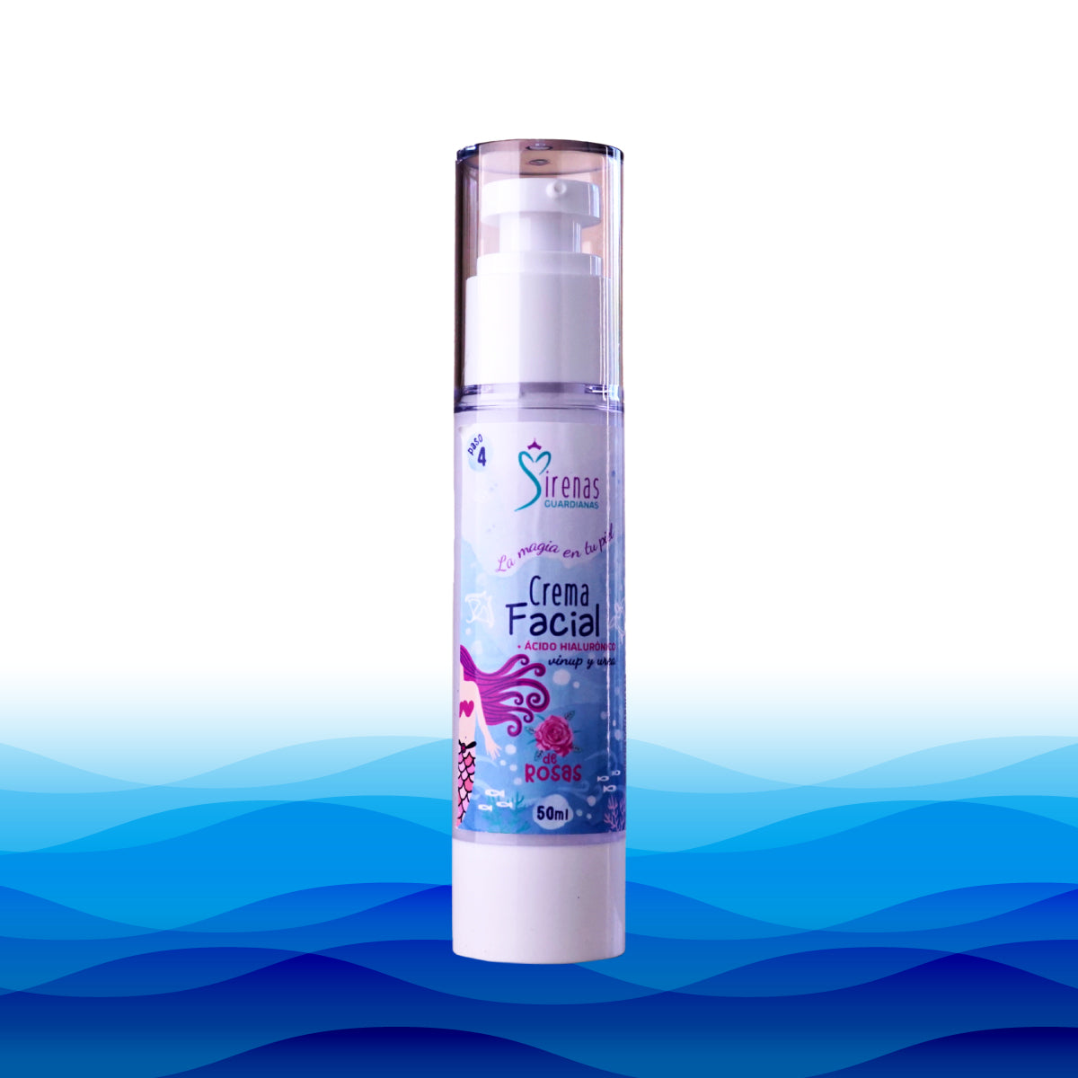 Crema facial Rosas – Sirenas Guardianas